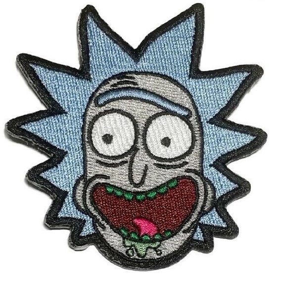 Accessories | Rick And Morty Happy Face Patch Embroidered Iron On Sew ...